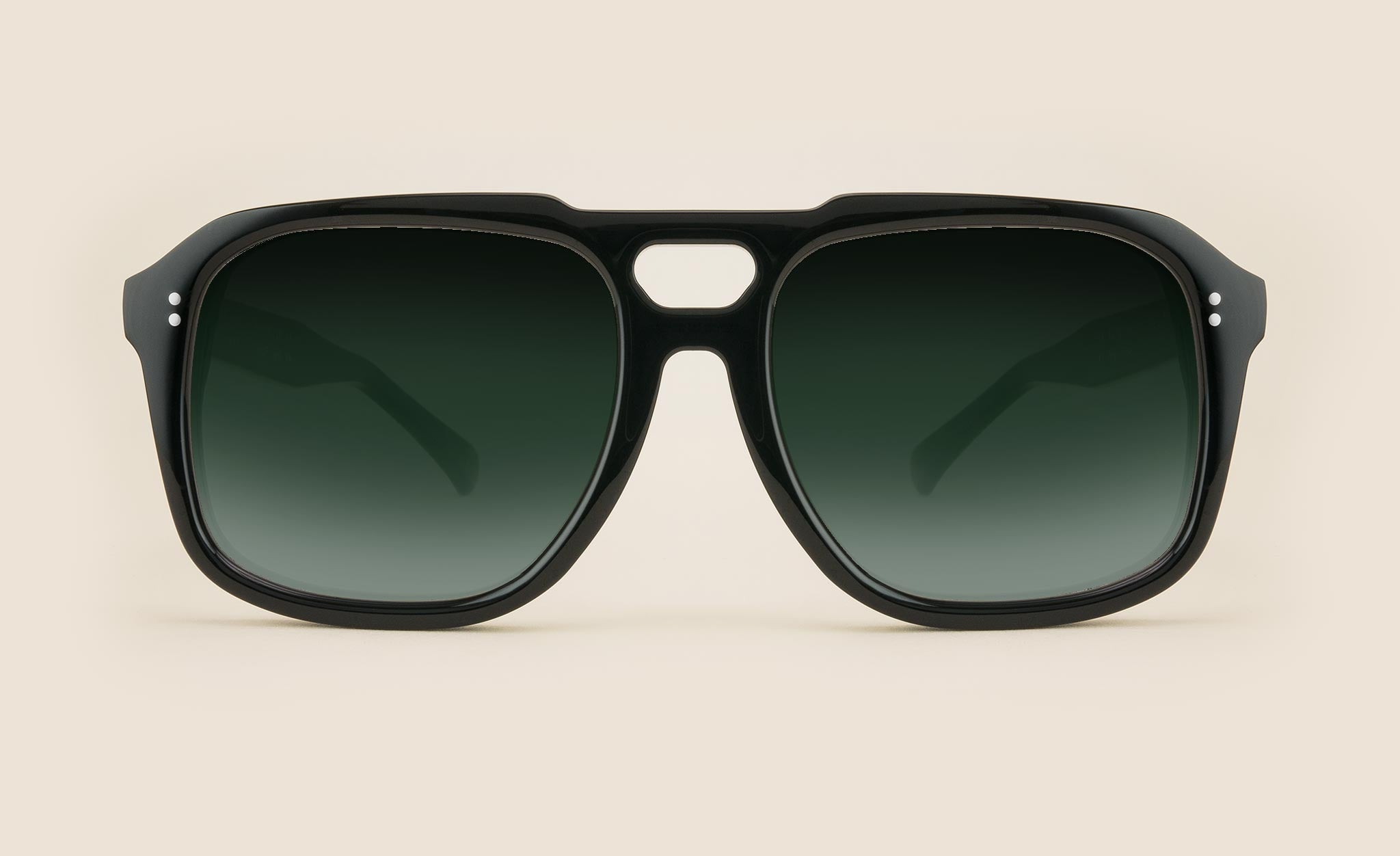 Black acetate Aviator sunglasses | Banton Frameworks