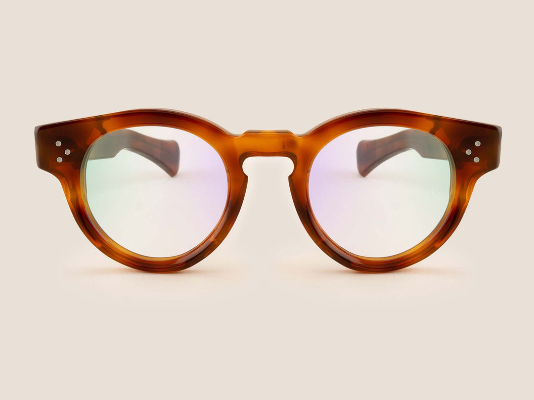 Thick Round Amber Glasses | Banton Framework – Banton Frameworks
