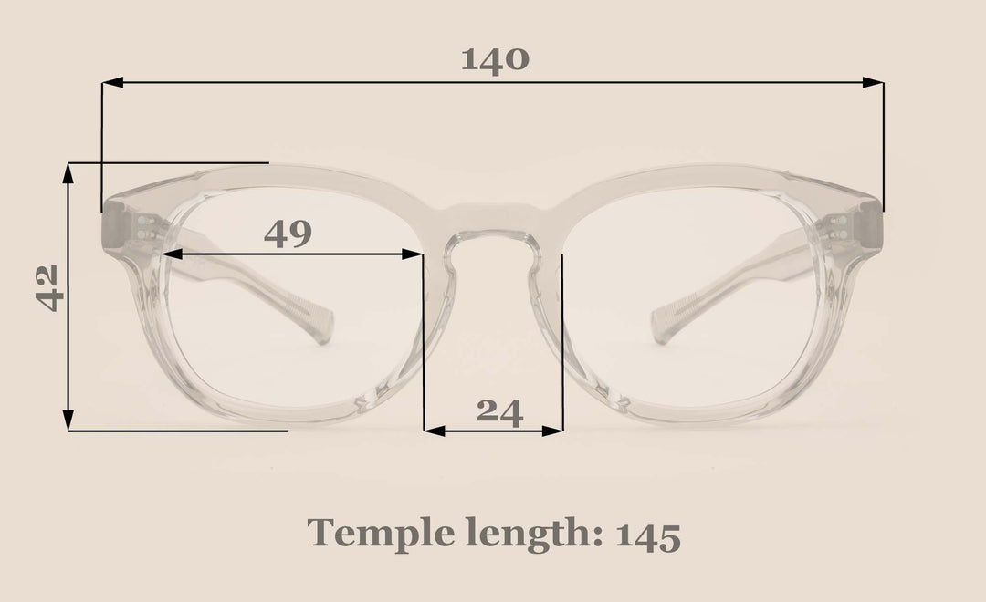 Oval Transparent Glasses | Banton Frameworks