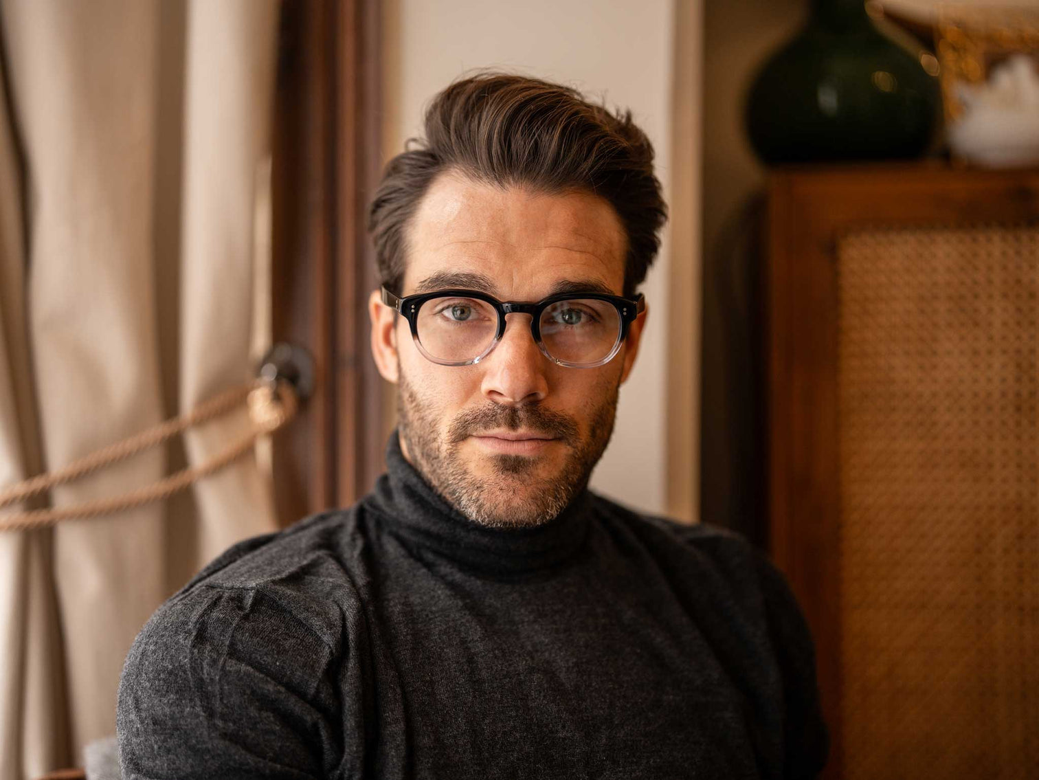 '50s style dual tone gradient glasses frame | Banton Frameworks