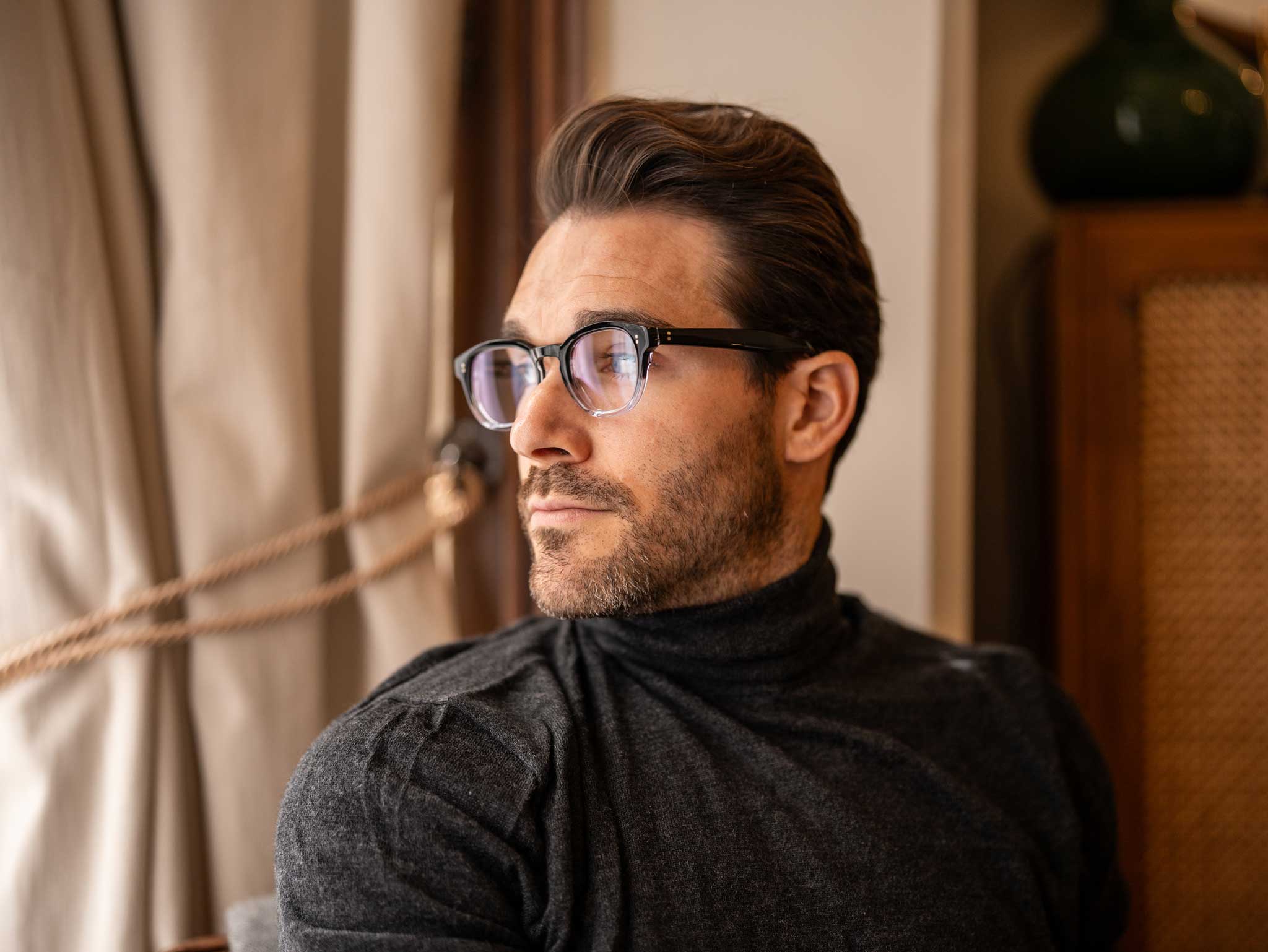 '50s style dual tone gradient glasses frame | Banton Frameworks