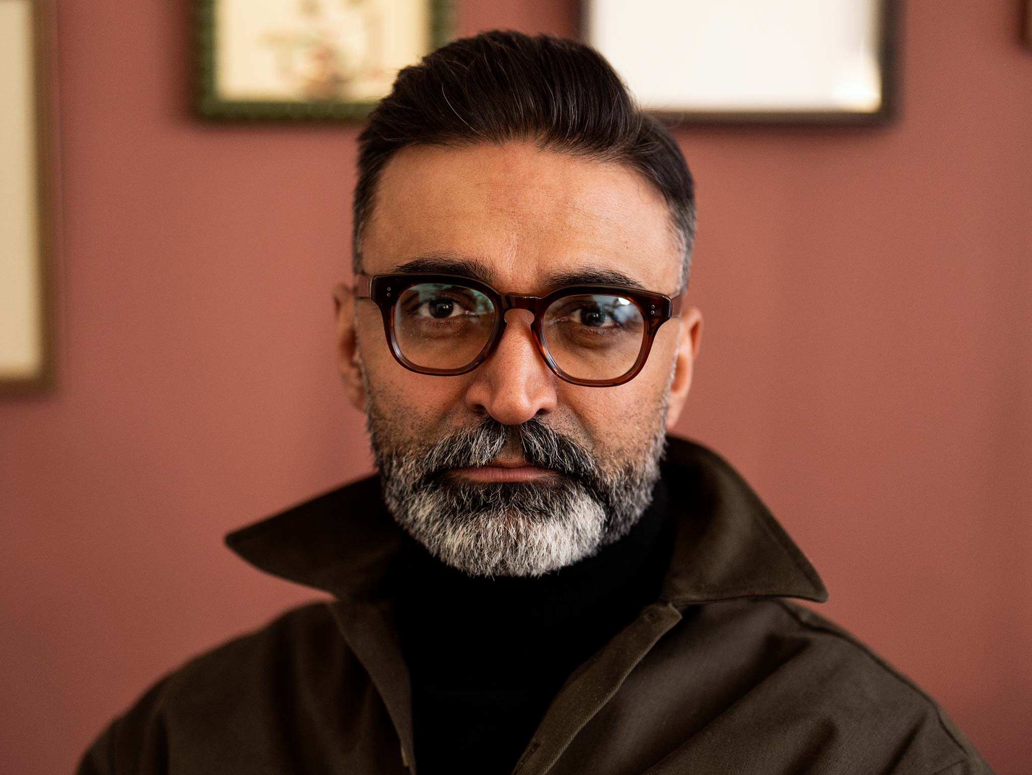 Dark Brown Crystal Eyeglasses | Banton Frameworks