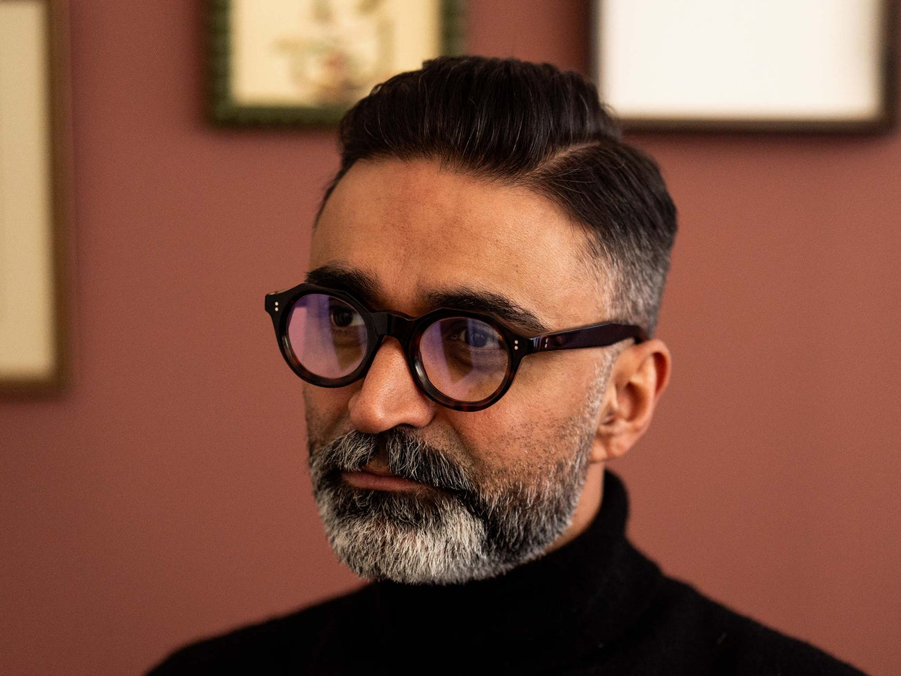 Round Dieter Rams inspired Havana Glasses | Banton Frameworks