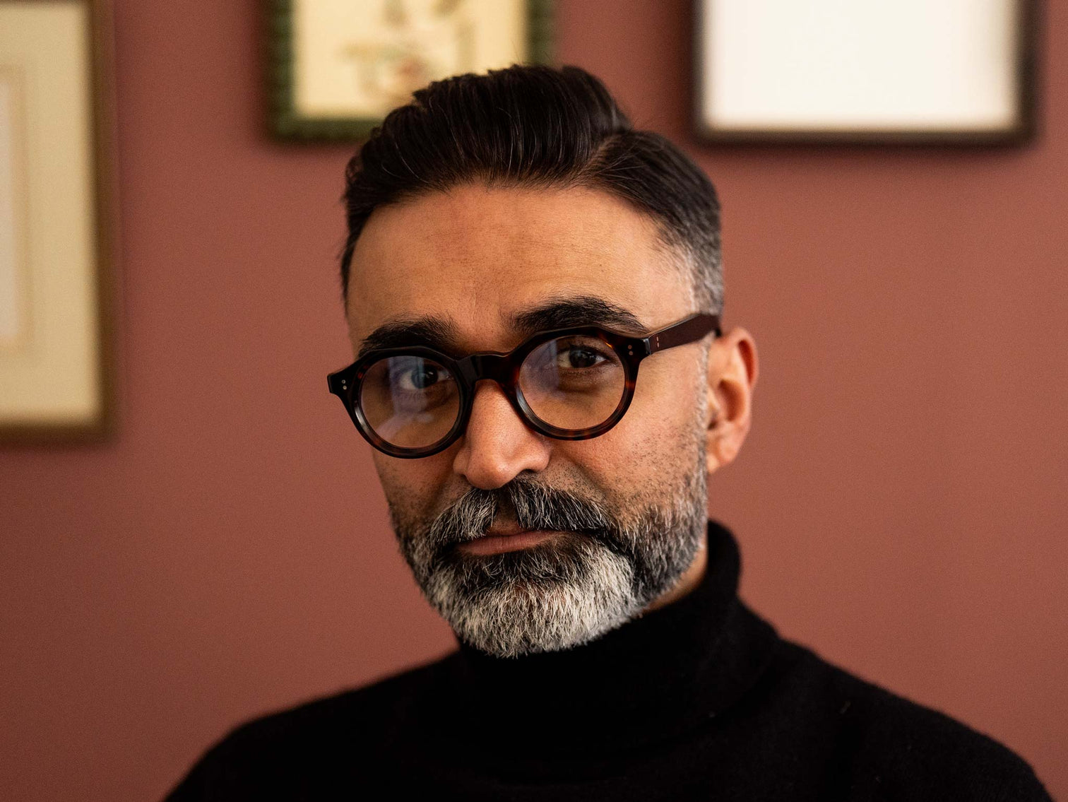 Round Dieter Rams inspired Havana Glasses | Banton Frameworks