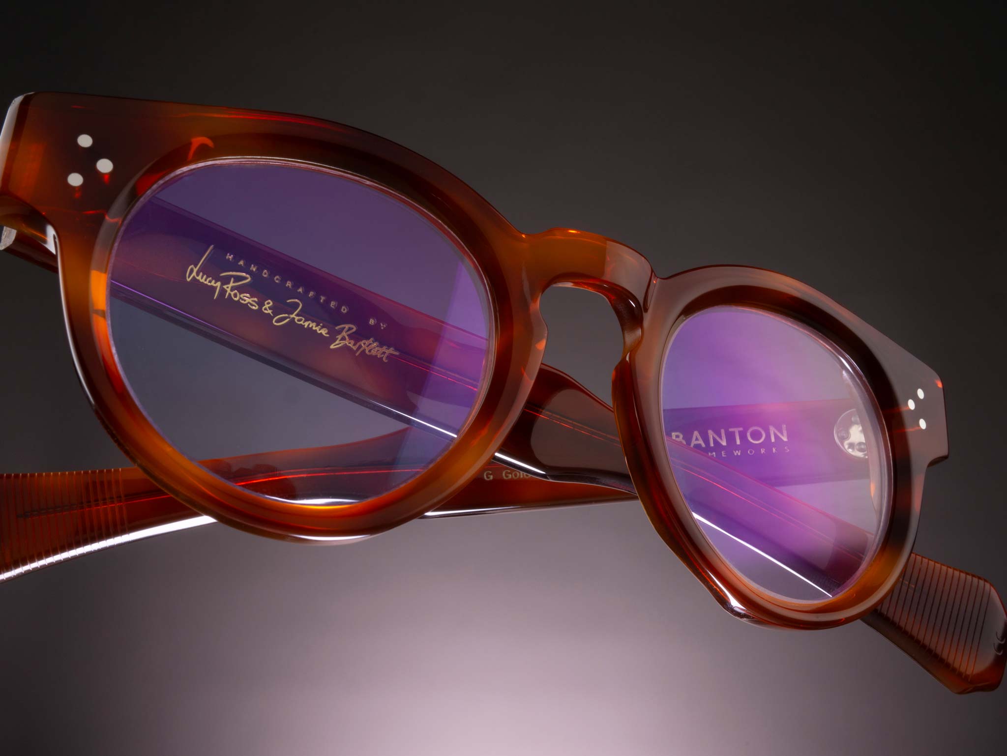 Thick Round Amber Glasses | Banton Framework – Banton Frameworks