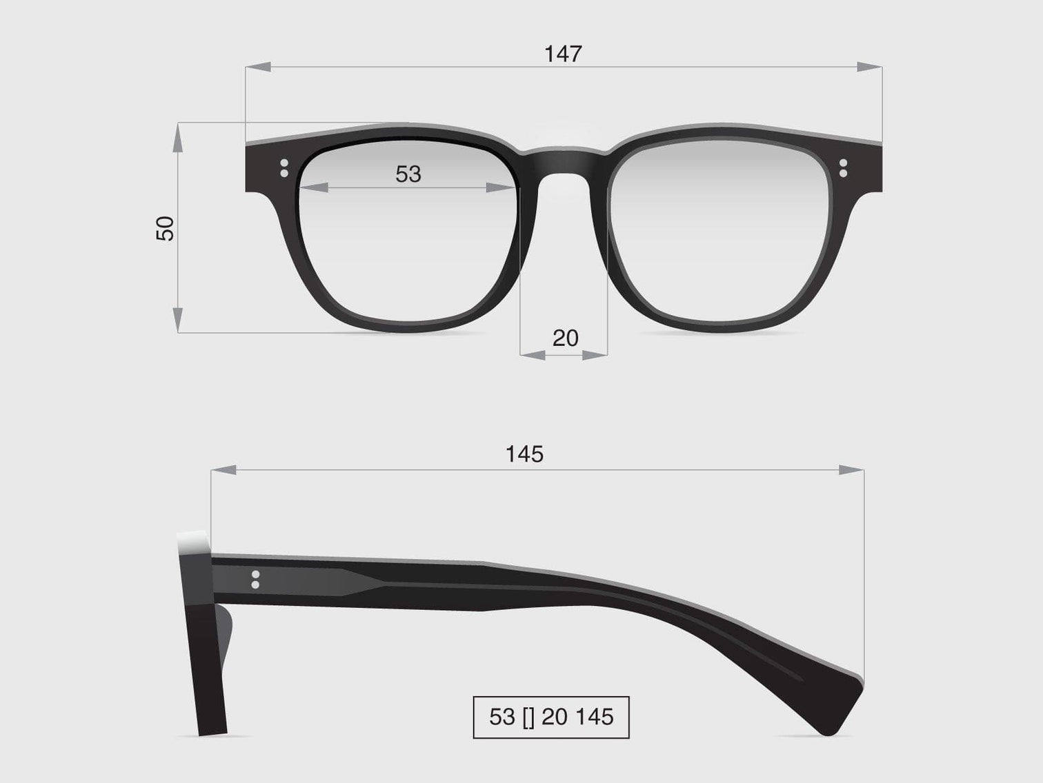 Large Square Tortoise Glasses | Banton Frameworks